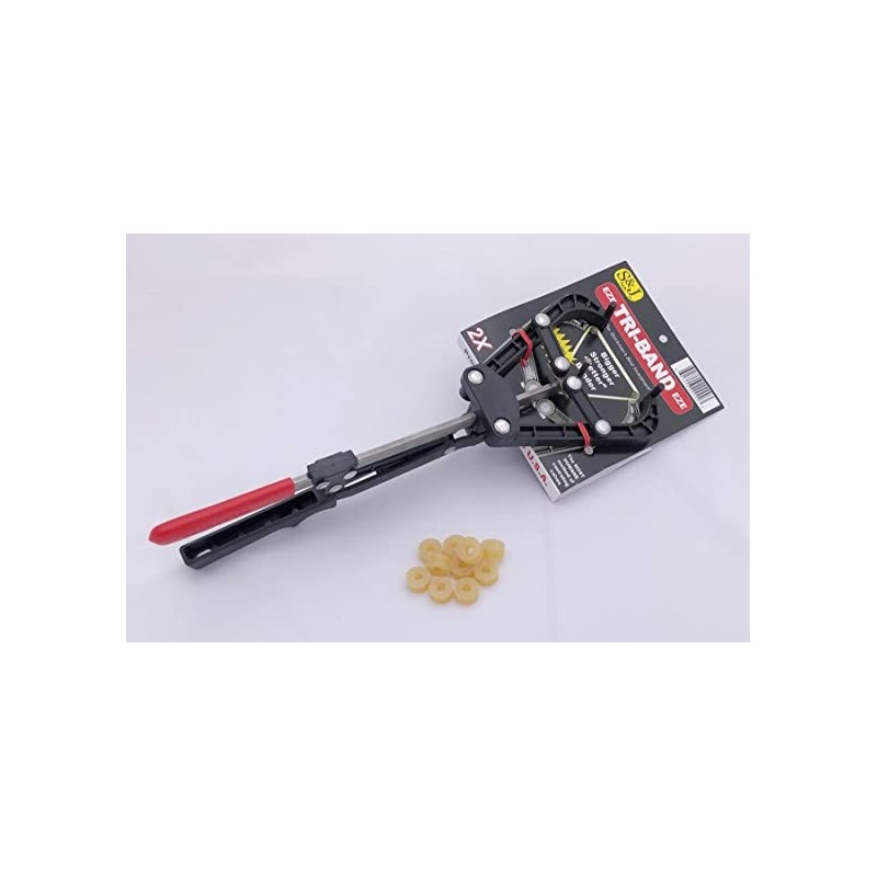 EZE Tri-Bander Castrator w/10 bands