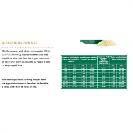 Colostrx LK Lamb & Kid Colostrum Replacer 235gm